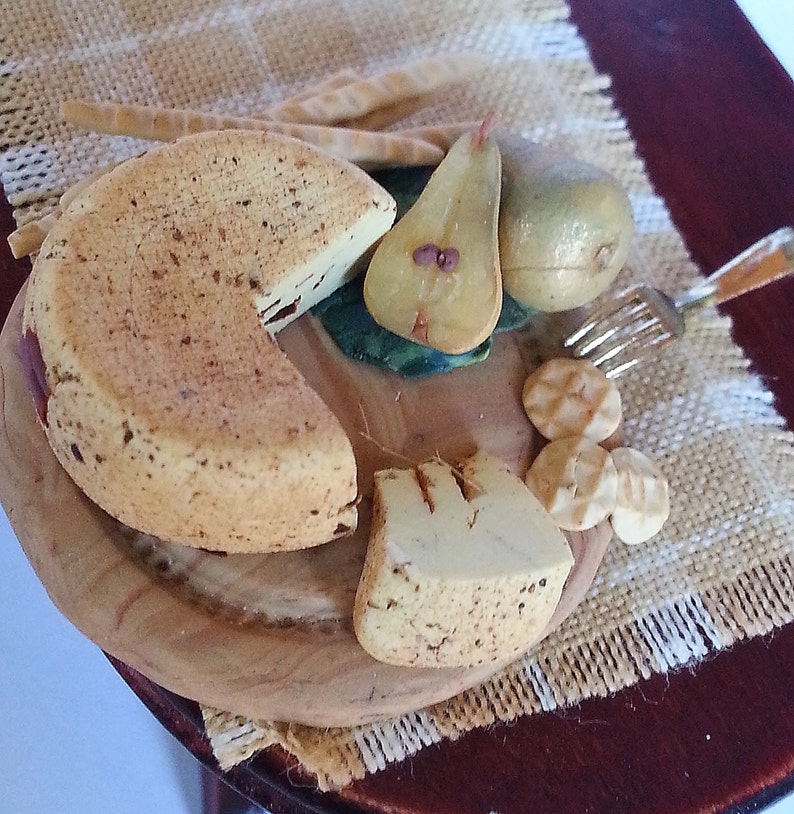 Miniature Cheese and Pears Scale 1:12 / Miniature Italian Food - Etsy