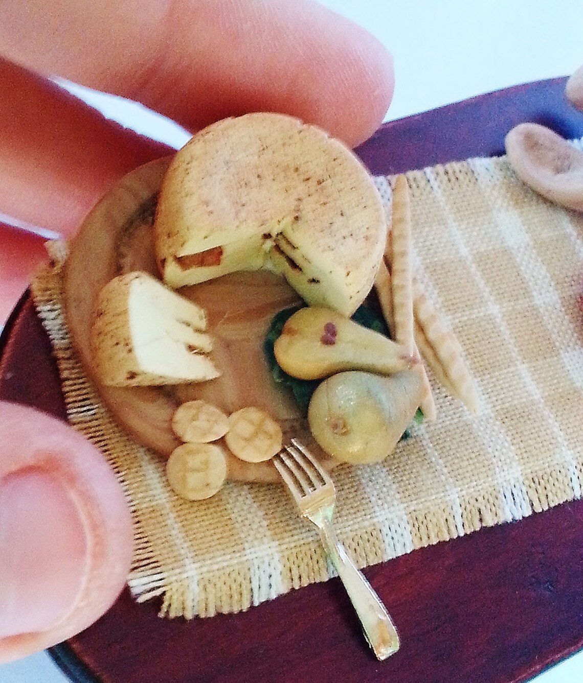 Miniature Cheese and Pears Scale 1:12 / Miniature Italian Food - Etsy