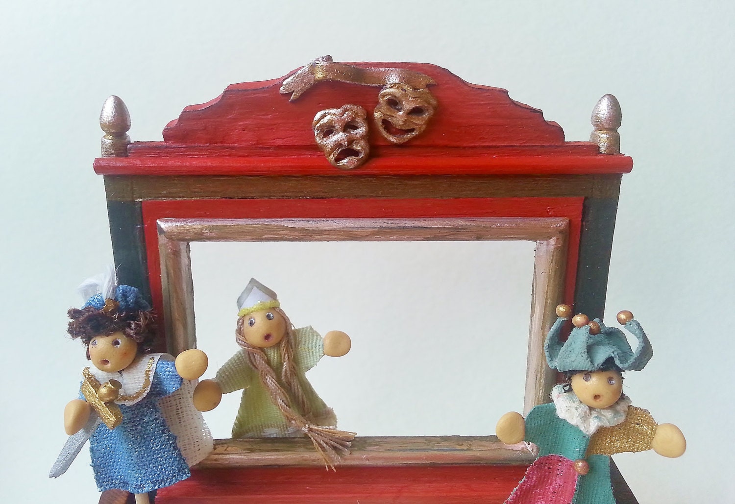 Miniature Theater and Puppets / Dollhouse 1:12 Scale Toy Store ...