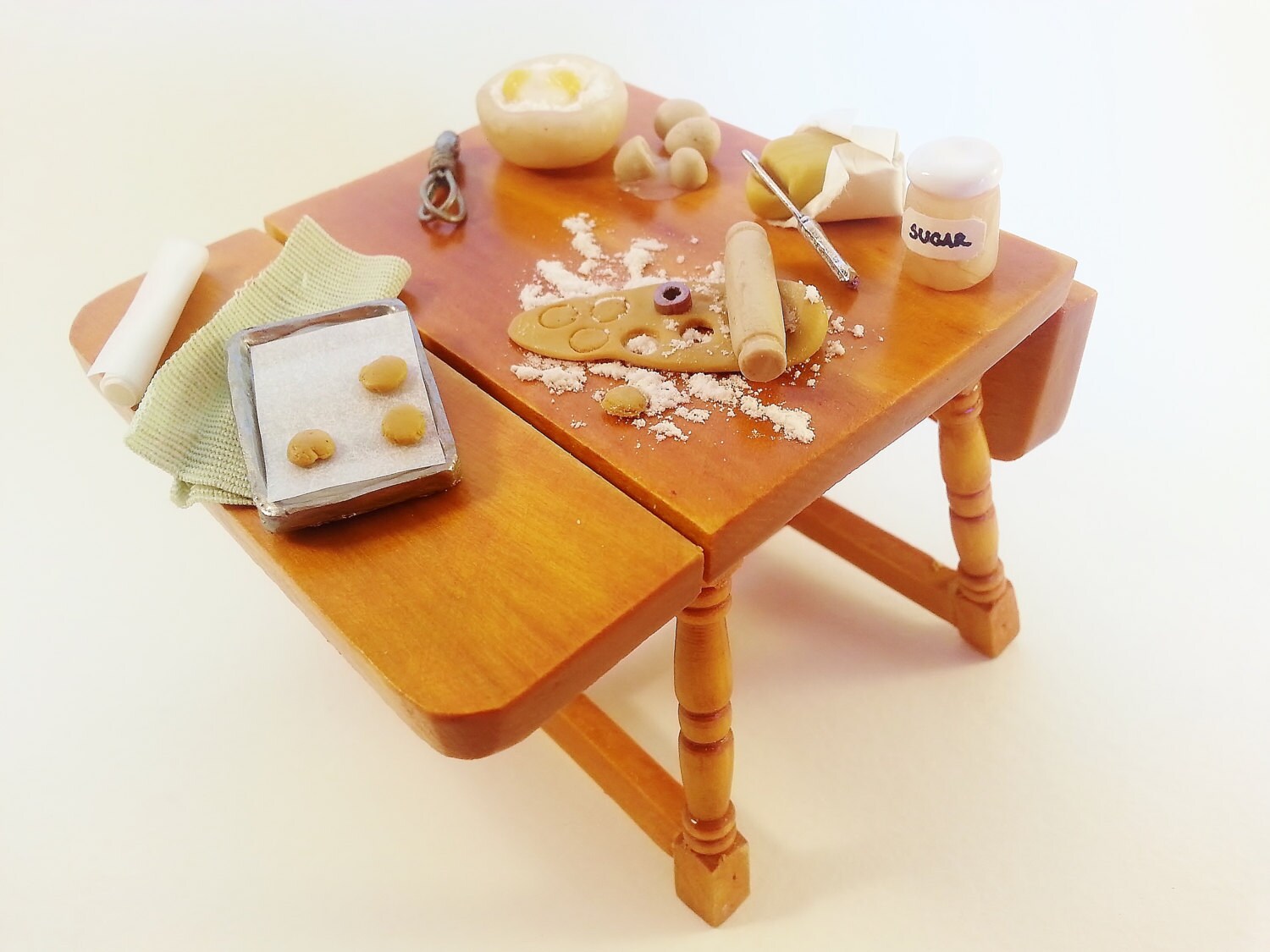 Miniature Bakery Set / Miniature Pastry Preparation Set / - Etsy