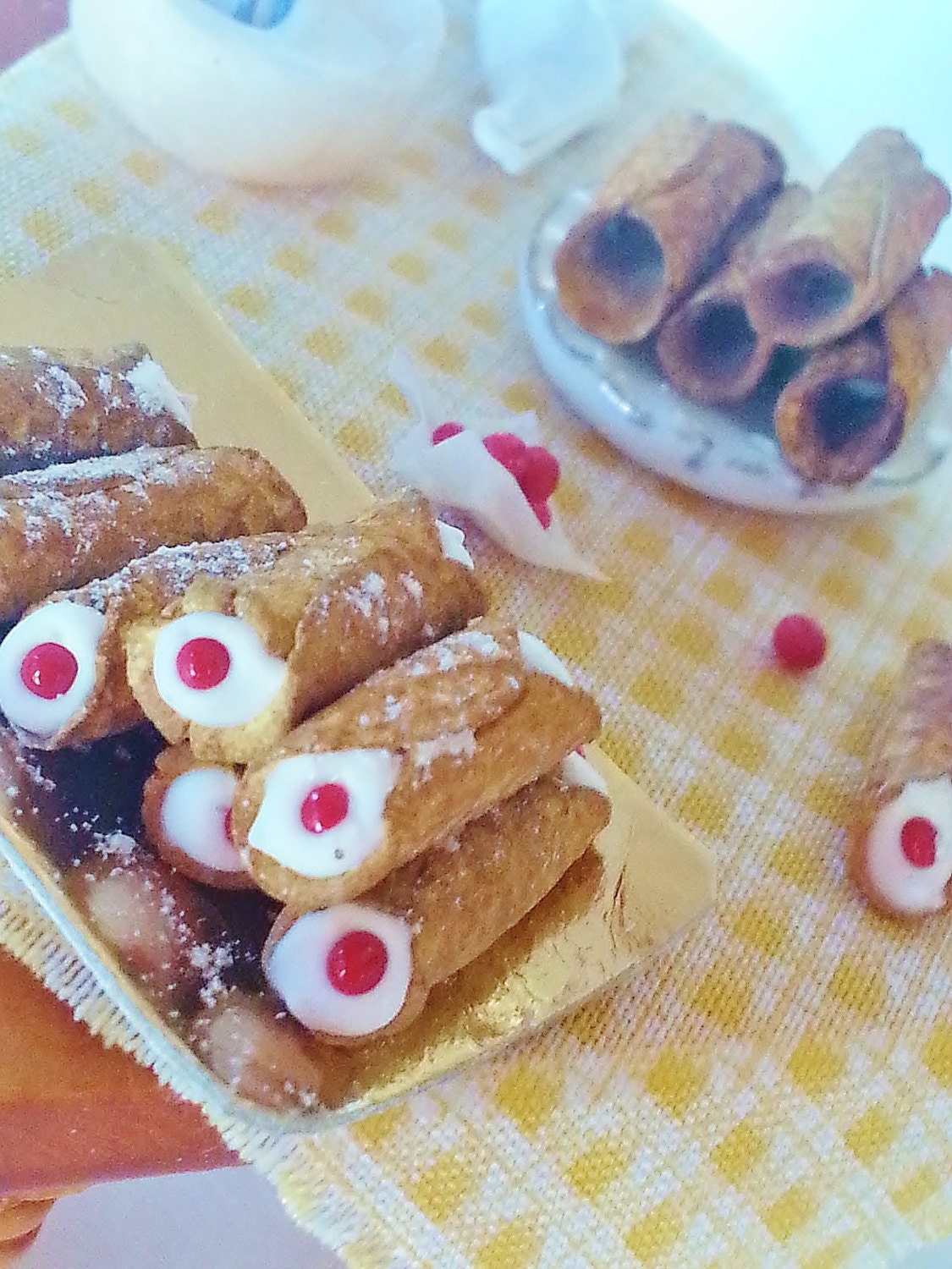 Miniature Italian Food Cannoli Siciliani Scale 1:12 / Miniature Cake ...