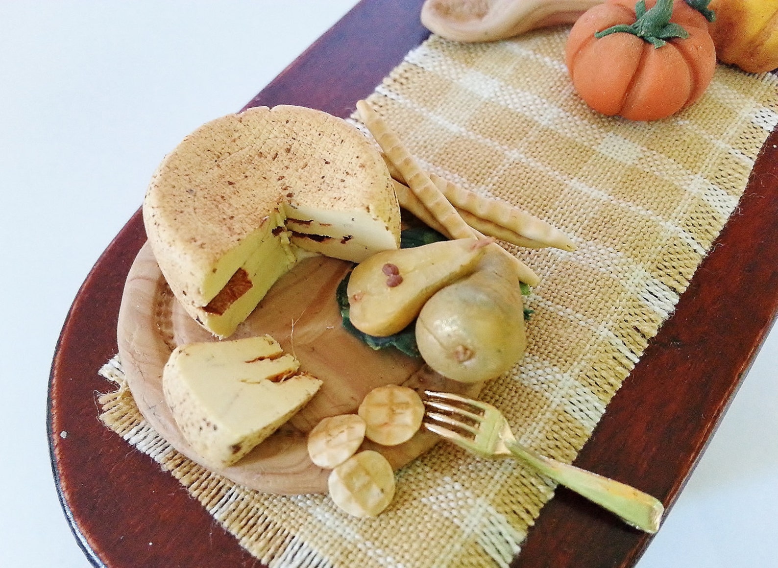 Miniature Cheese and Pears Scale 1:12 / Miniature Italian Food - Etsy