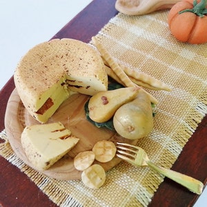 Miniature Cheese and Pears Scale 1:12 / Miniature Italian Food Scale 1 ...