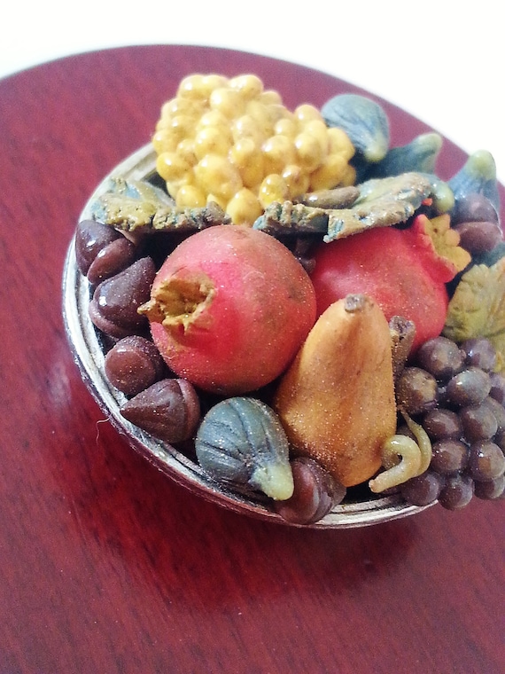 Art & Collectibles dollhouse miniatures miniature pomegranates ...
