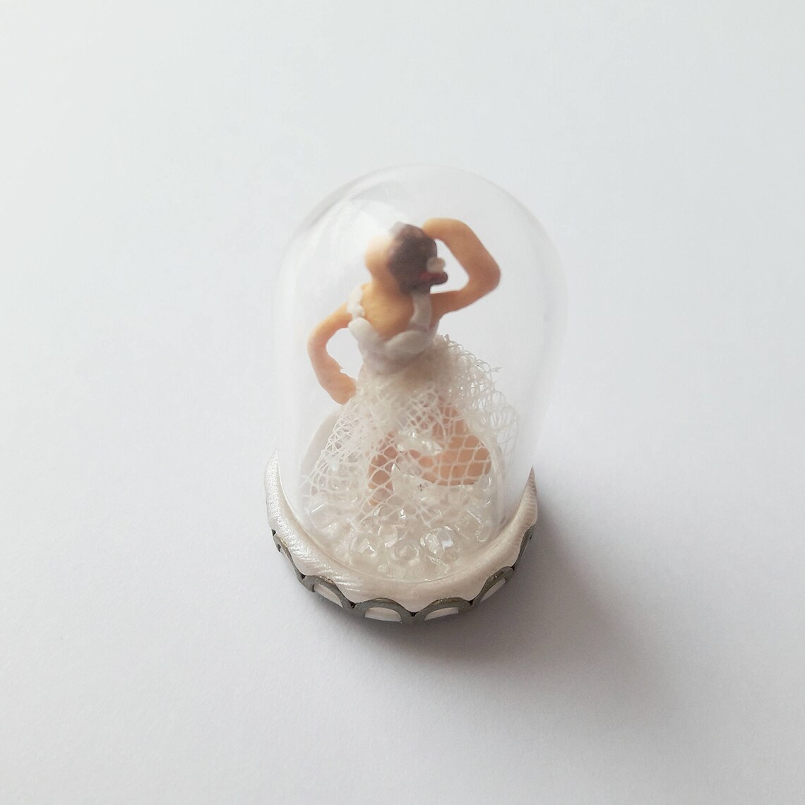 1:12 Dollhouse Miniature Scene Ballerina in Jar / Scale One Inch ...