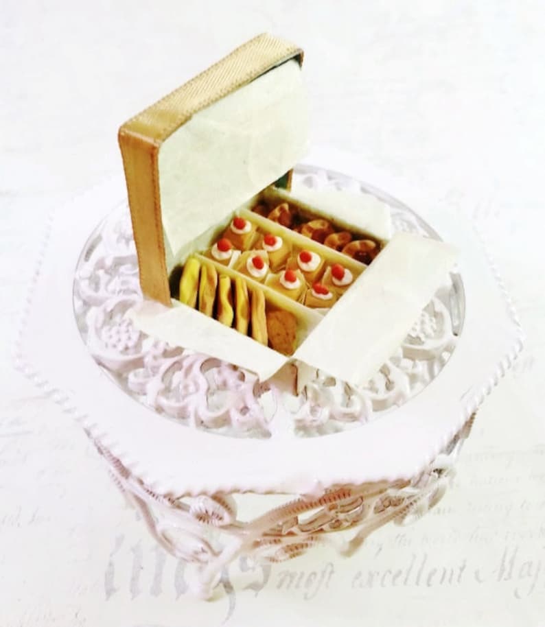 Miniature Biscuits Box / Set Miniature Pastry / Miniature | Etsy