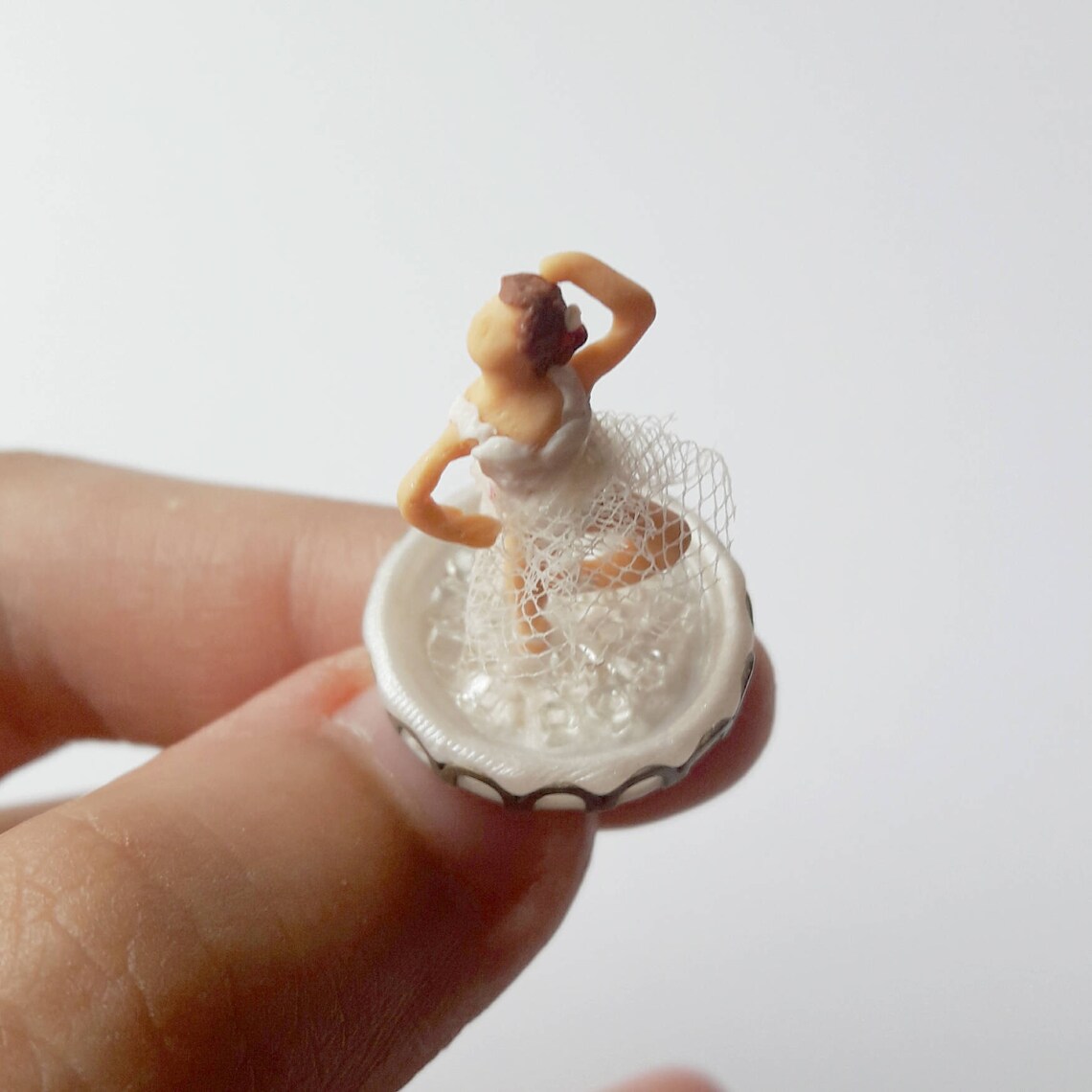 1:12 Dollhouse Miniature Scene Ballerina in Jar / Scale One Inch ...