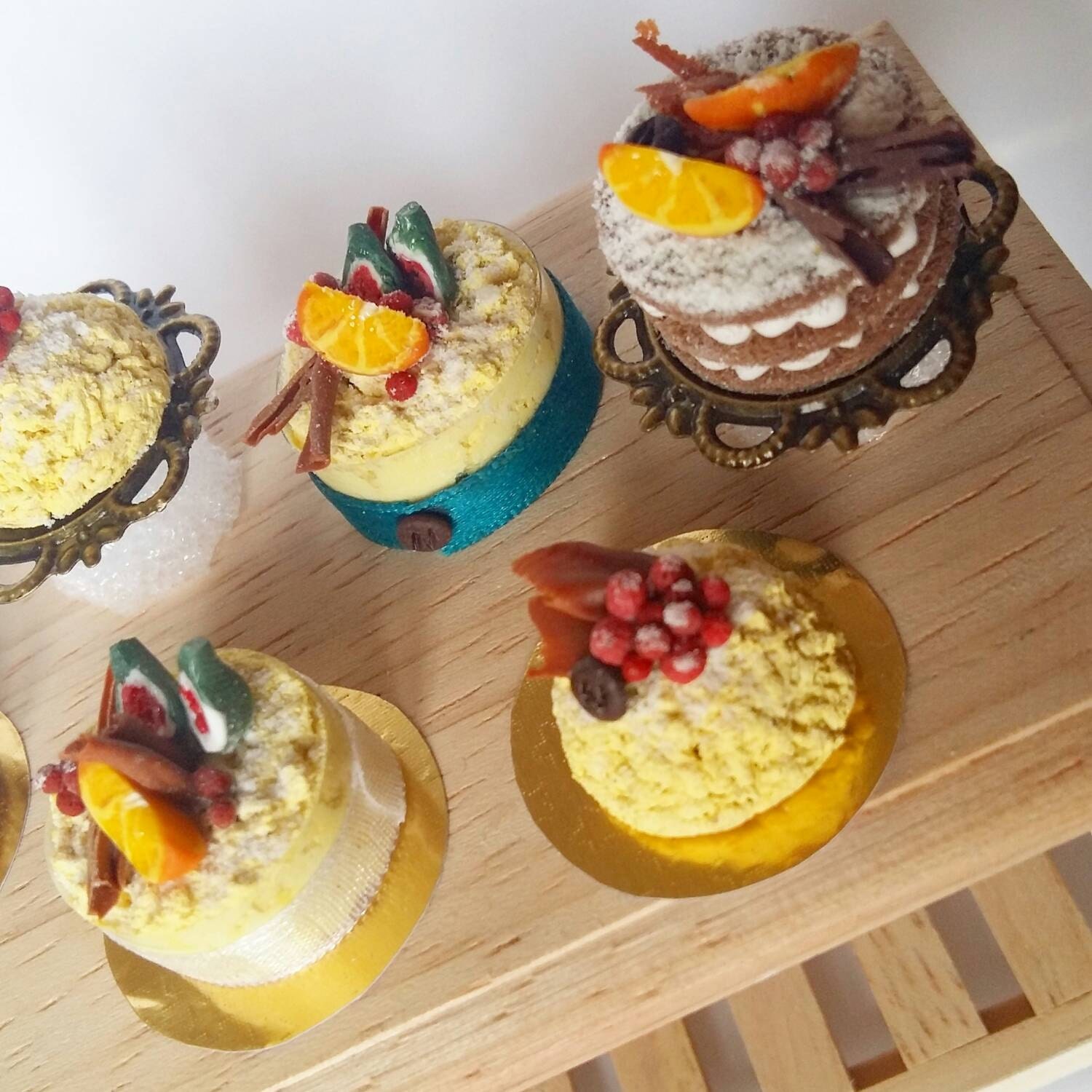 Miniature Frozen Soft Fruit Cake Scale 1:12 / Miniature Food - Etsy