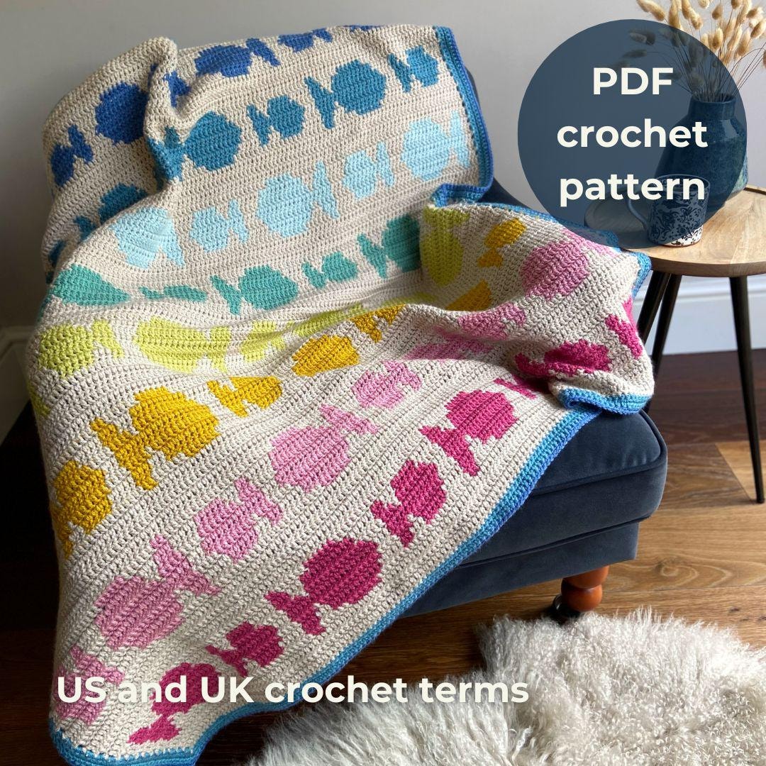 Big Fish Little Fish Crochet Blanket Pattern - Create a Gorgeous ...