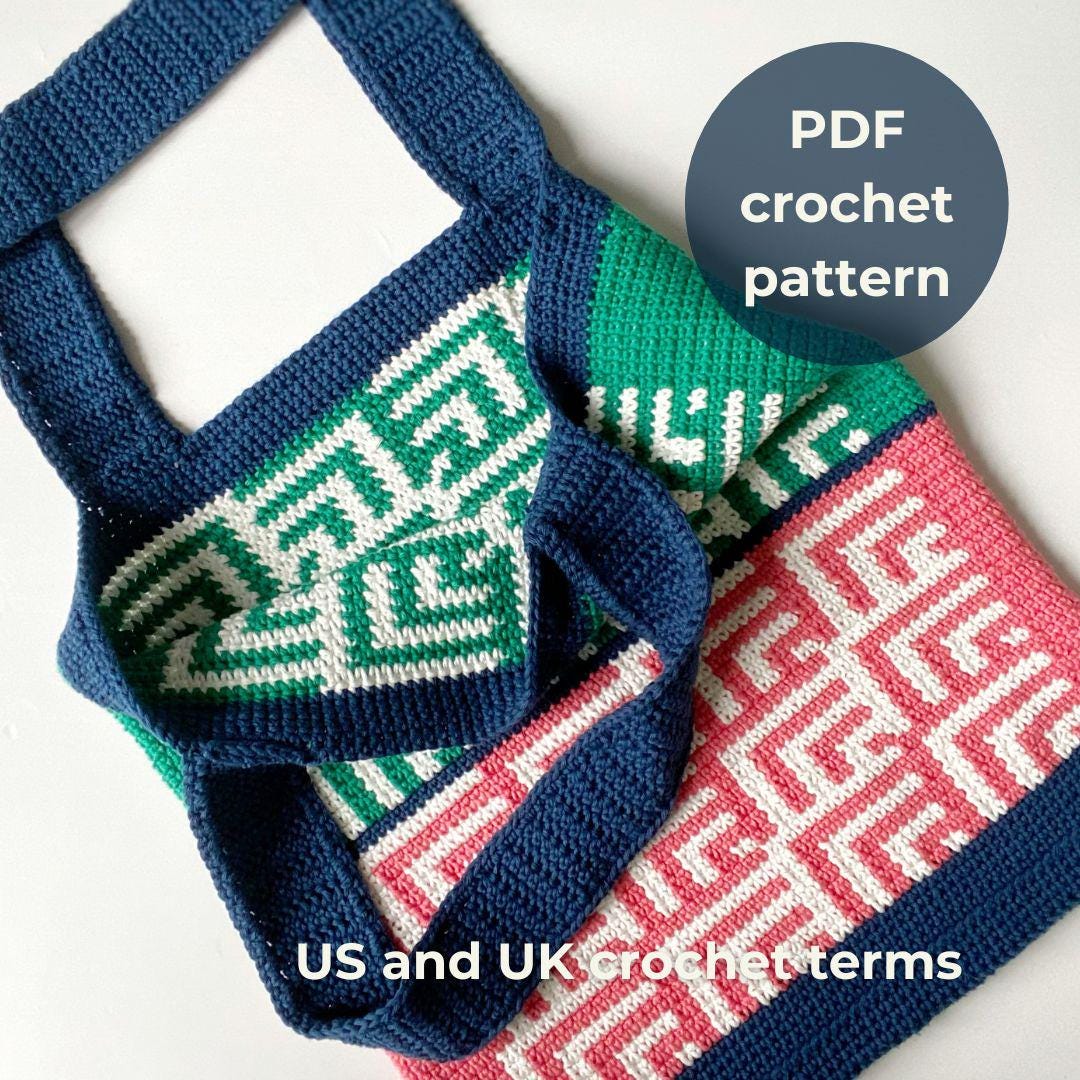 Touch the Sky Bag Crochet Pattern - Create a Bold and Striking Tapestry ...
