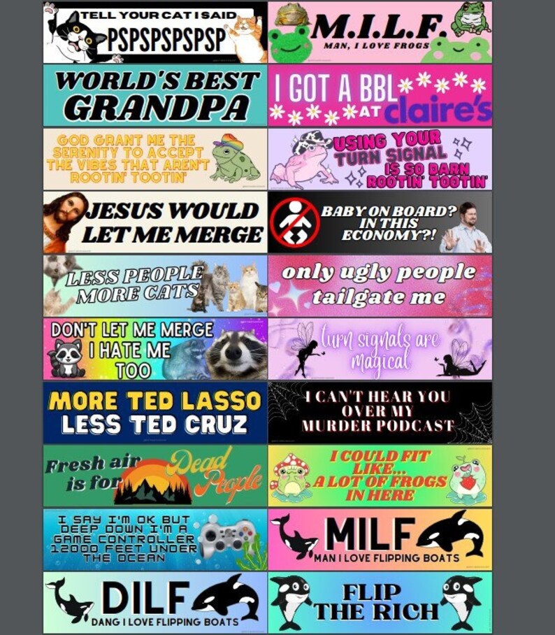 Bumper Stickers That Are Just Not Okay | Gag Gift | as Seen on Tiktok ...