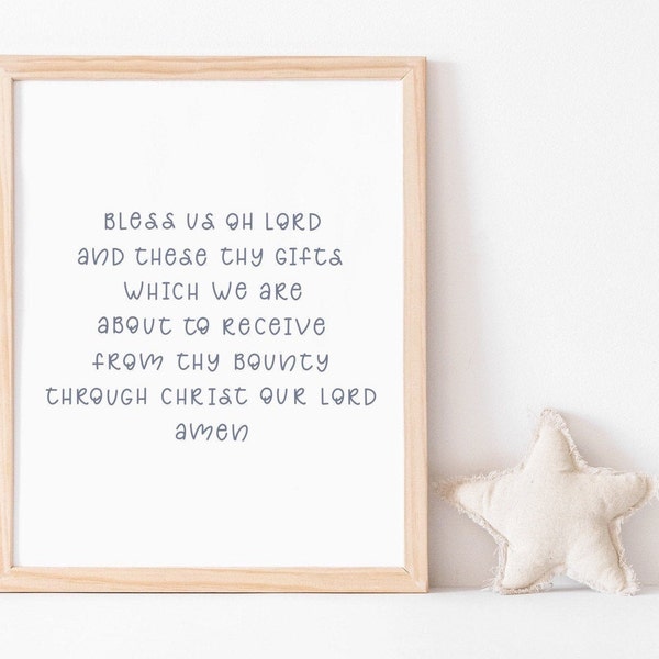 Bless Us Oh Lord - Etsy