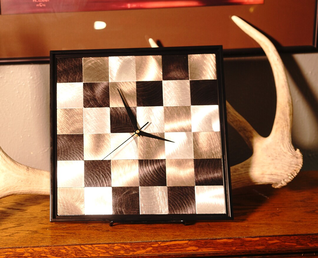 Steel Tile Contemporary Floater Frame 12 X 12 Wall - Etsy