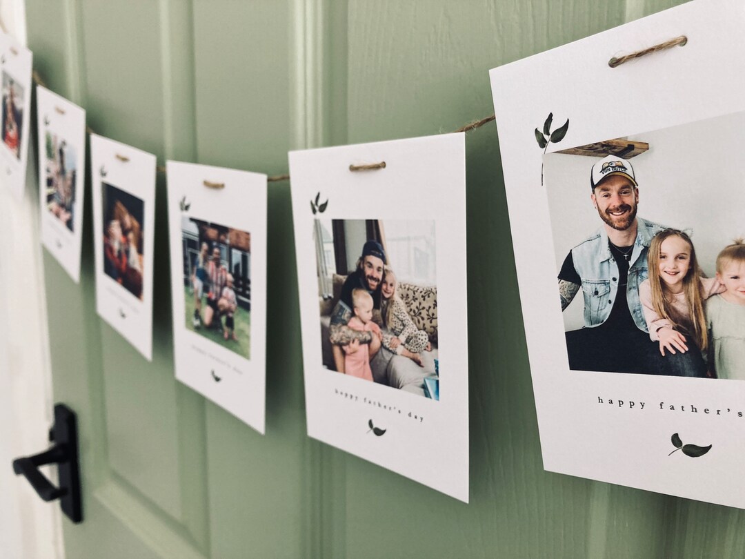 Father's Day Bunting, Personalised Photo Bunting, Fathers Day Banner ...