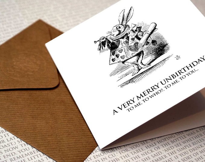 Alice in Wonderland - Unbirthday... Greetings Card, Birthday Card ...