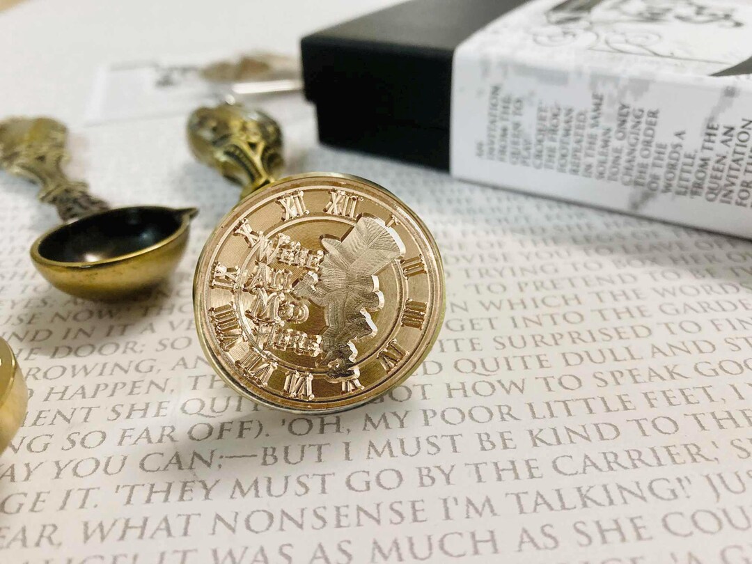 Alice in Wonderland - Wax Stamp Head 30mm - the Mad Hatter Edition ...