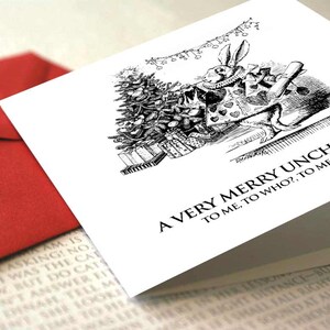 Alice in Wonderland - A Very Merry Unchristmas... Greetings Card ...