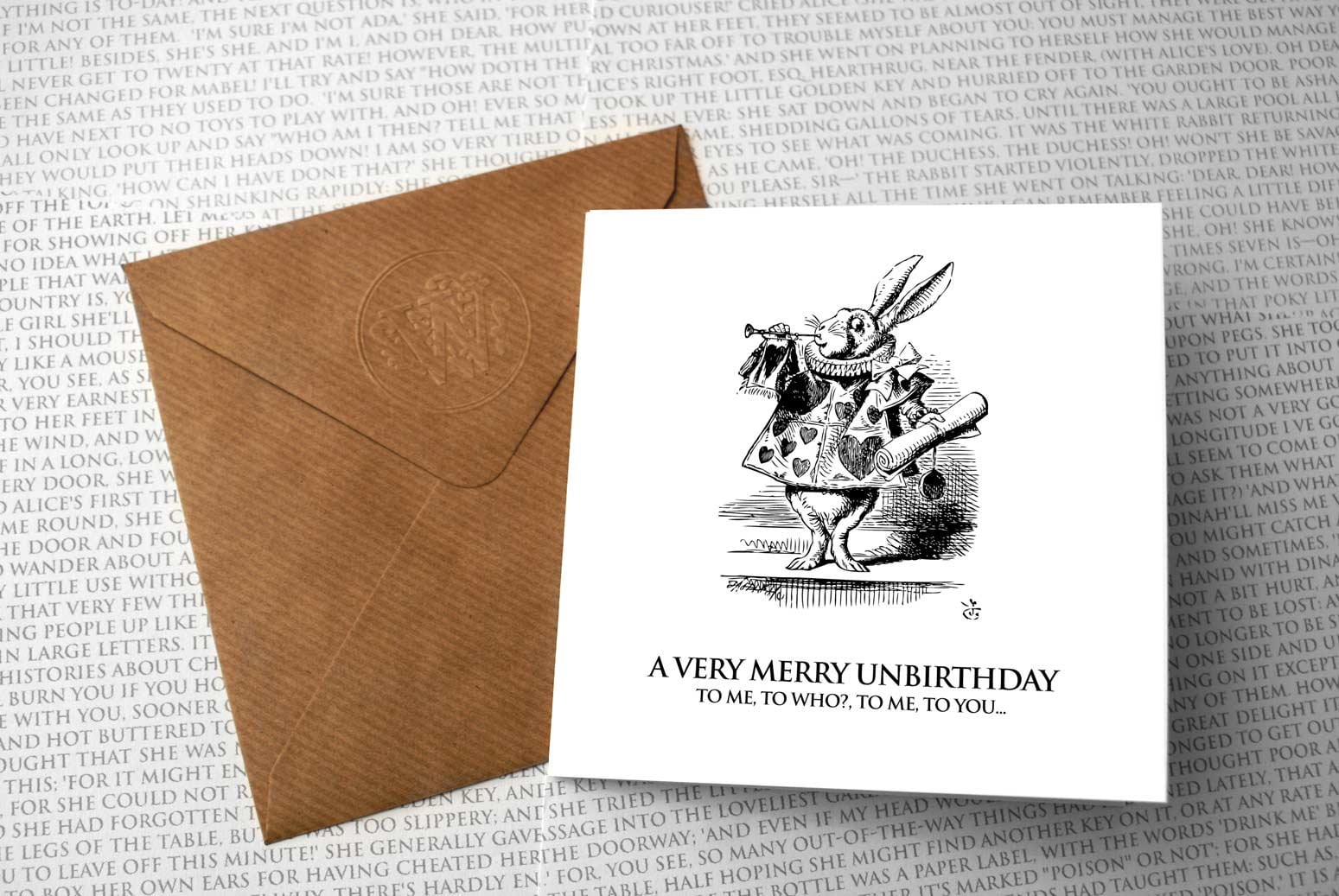 Alice in Wonderland - Unbirthday... Greetings Card, Birthday Card ...