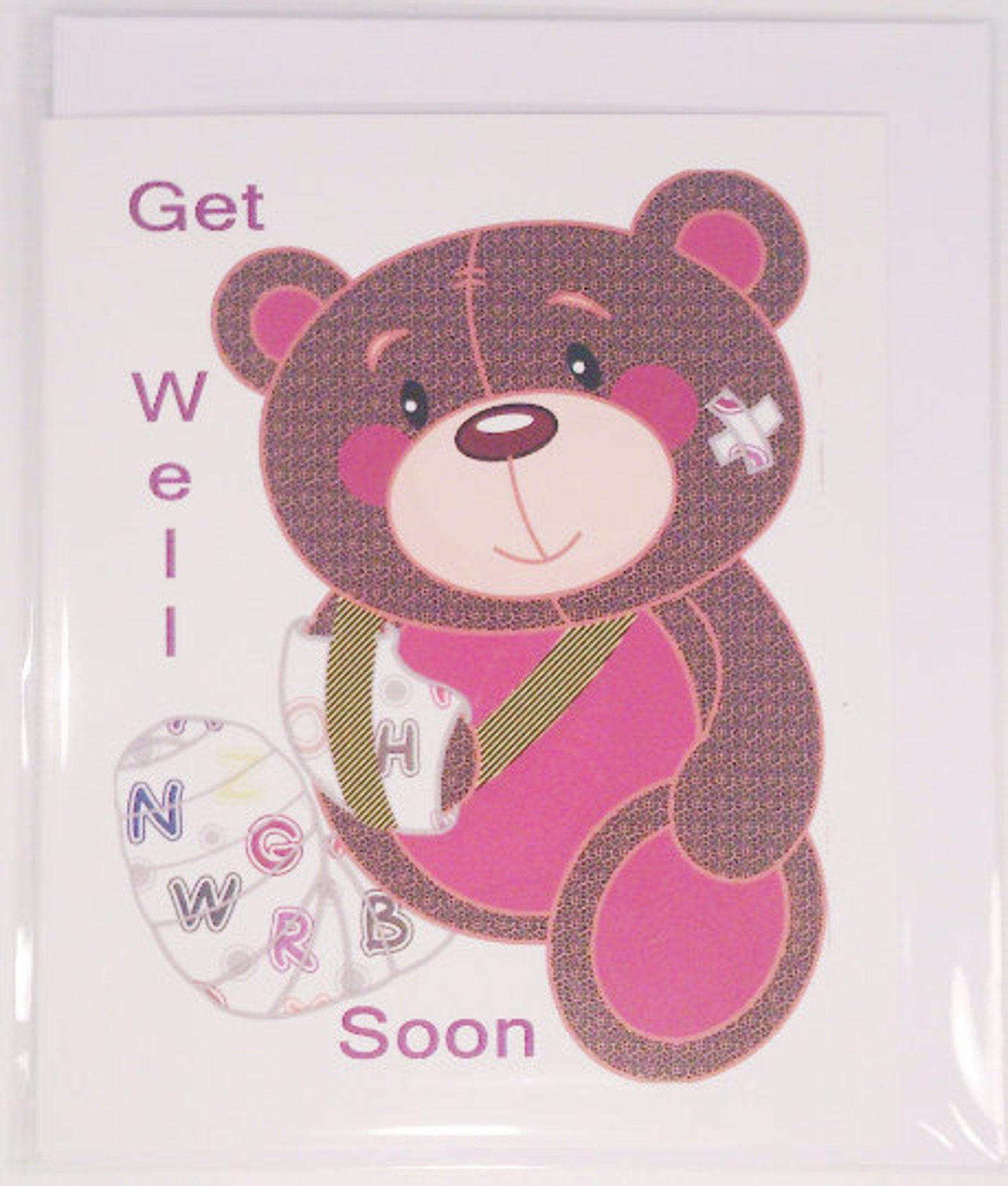 Teddy Bear Get Well Soon Greeting Card In Shona Language Etsy