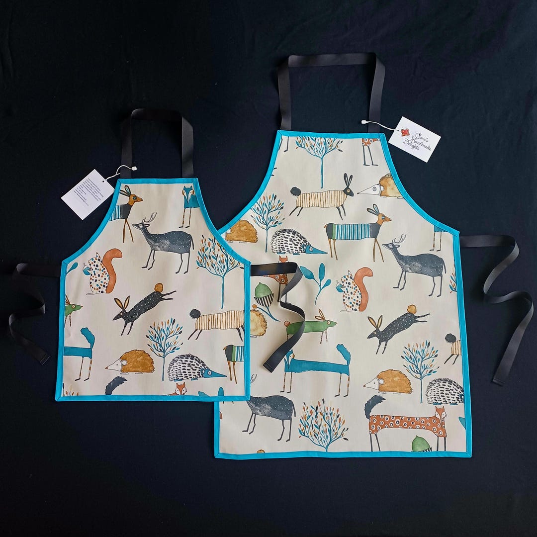 PVC Apron in Funky Animals - Etsy