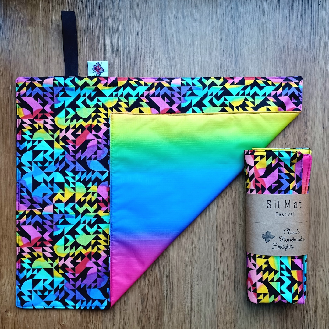 Sit Mat Festival Handmade in Scotland Ideal For: Festivals, Hiking ...