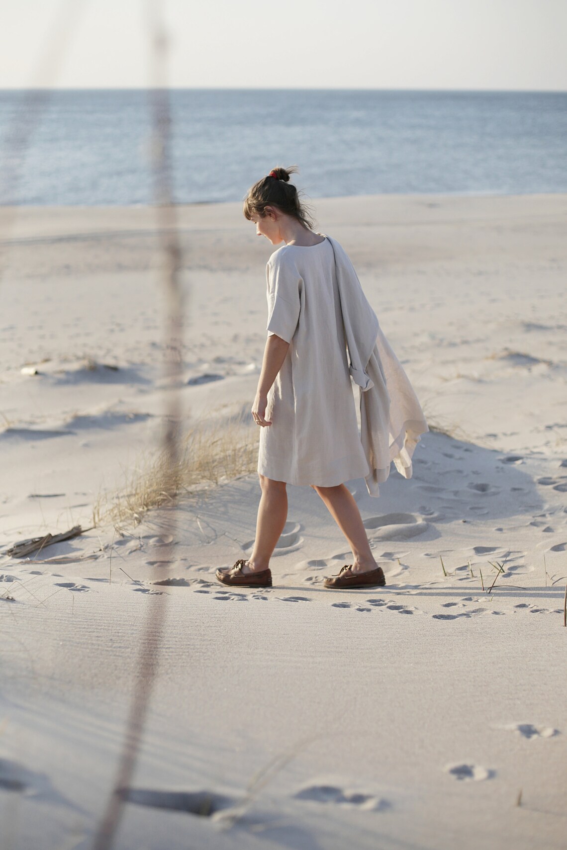 Long Linen Coat / Women‘s Jacket / Dropped Linen Jacket / Elegant ...
