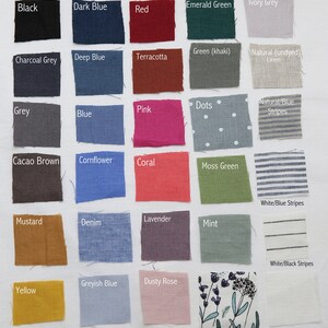 Natural Linen Dress With Lambada Skirt and Side Pockets. Wide Linen ...