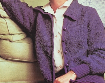 Bomber Jacket Knitting Pattern - Etsy