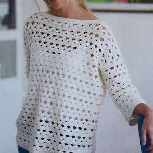 Stunning Easy Classic Crochet Pattern Light Cotton Summer Stunning Easy Classic Crochet Pattern Light Cotton Summer