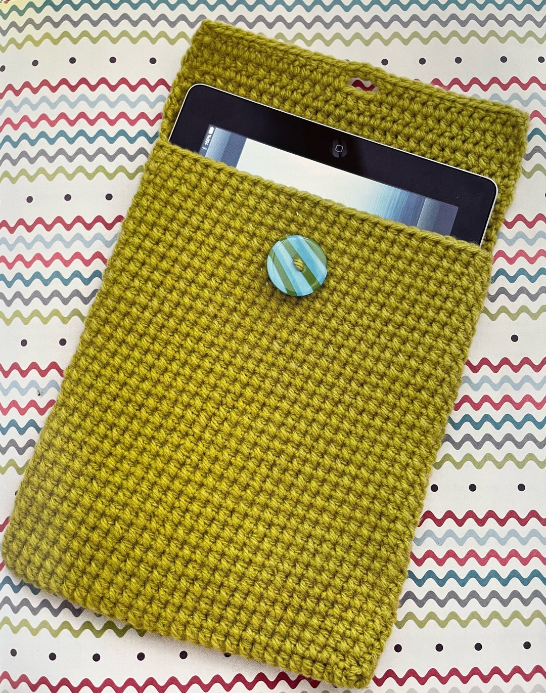 Crochet Tablet Pattern for Making a Sleeve Cover Protector Design Easy ...