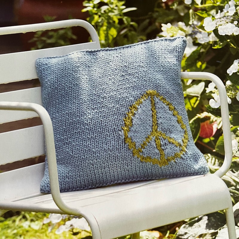 Knit Peace Sign - Etsy