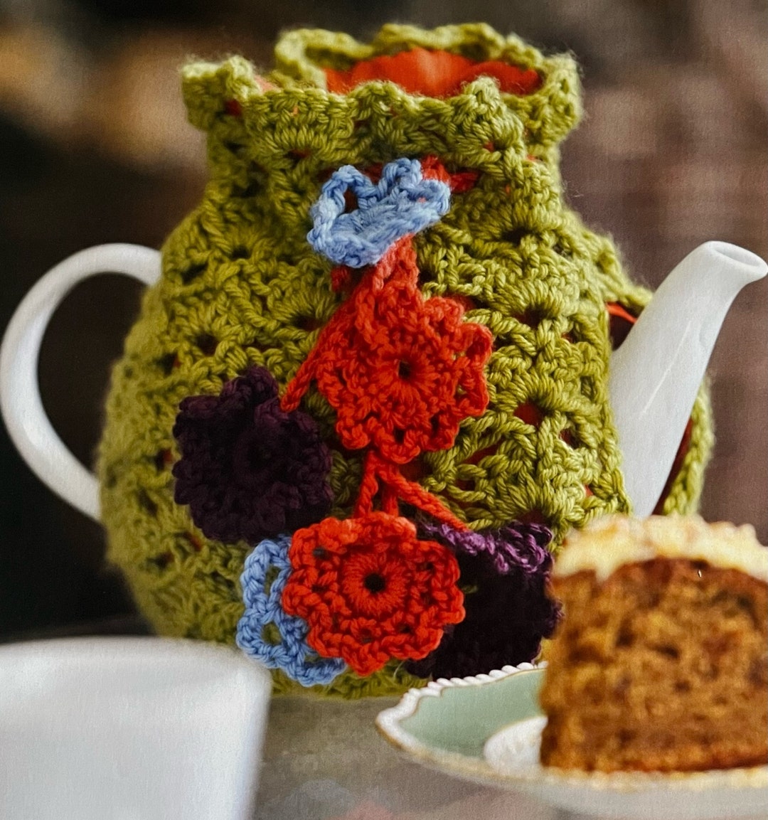 Crochet Funky Tea Cosy Pattern A Fun Easy Crocheting Project Tea Pot ...
