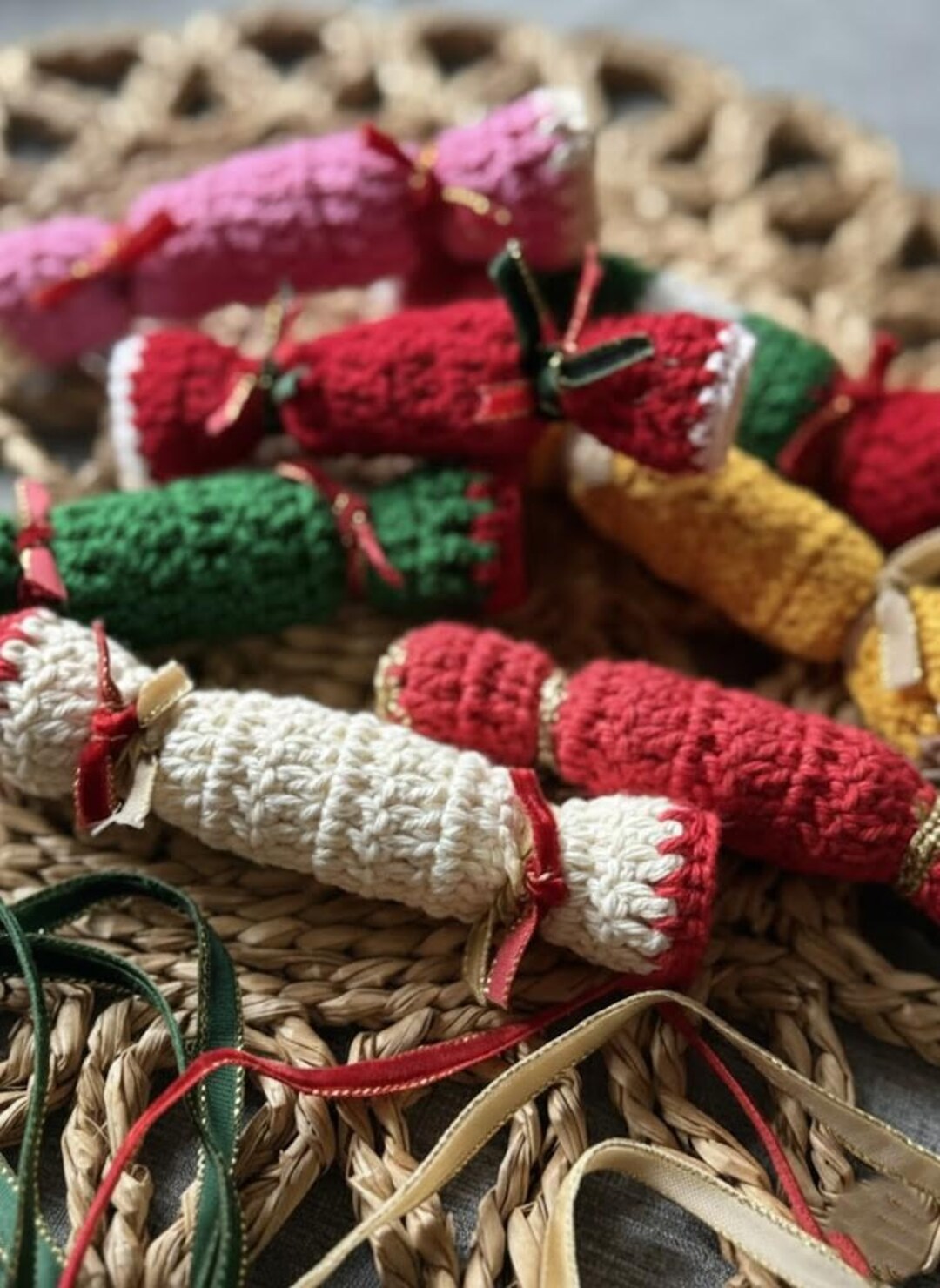 Crochet Christmas Cracker Pattern Festive Handmade Decorations Magical ...