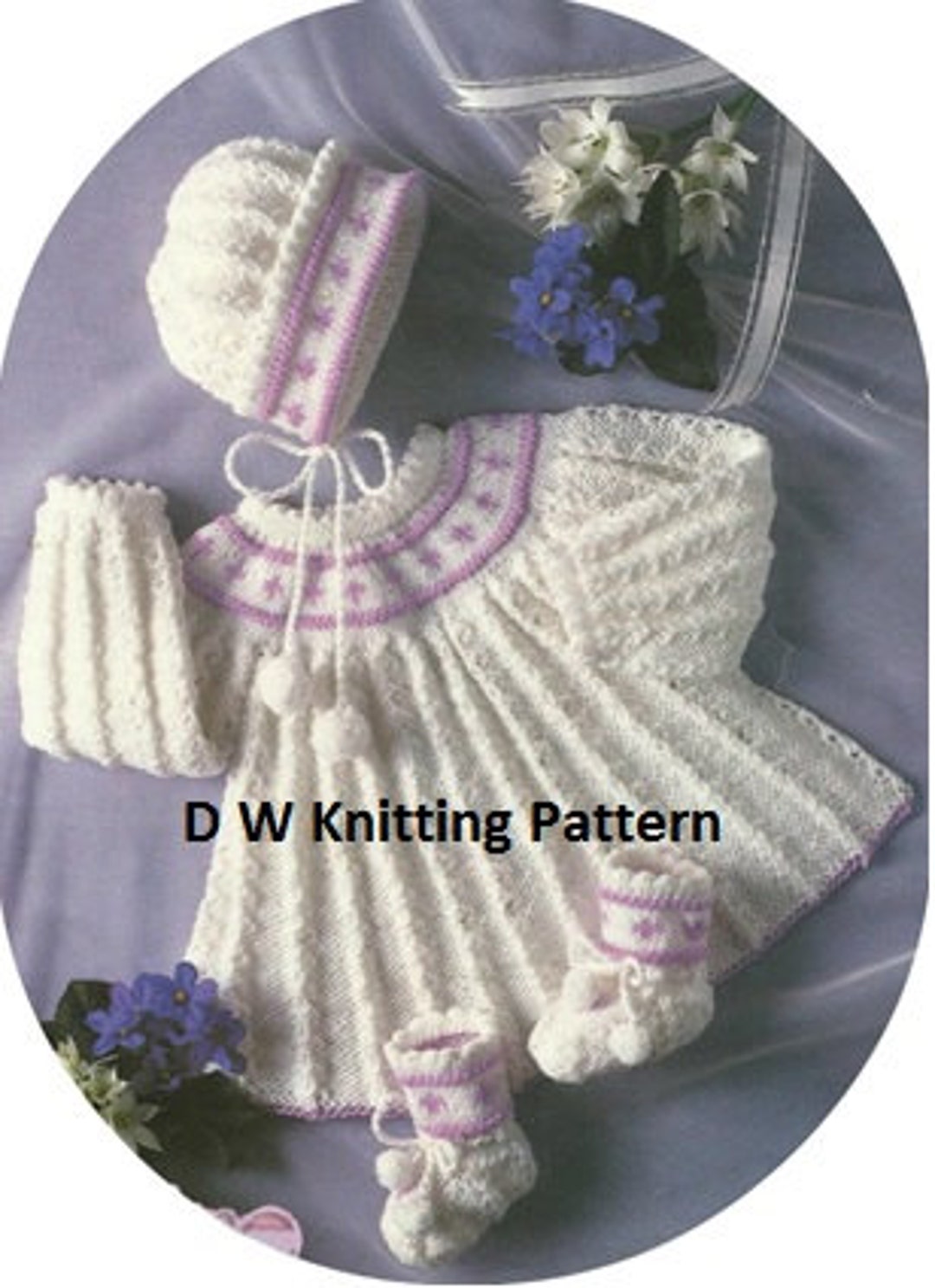 Vintage Knitted Baby Angel Top Knitting PDF Pattern Instant Download - Etsy