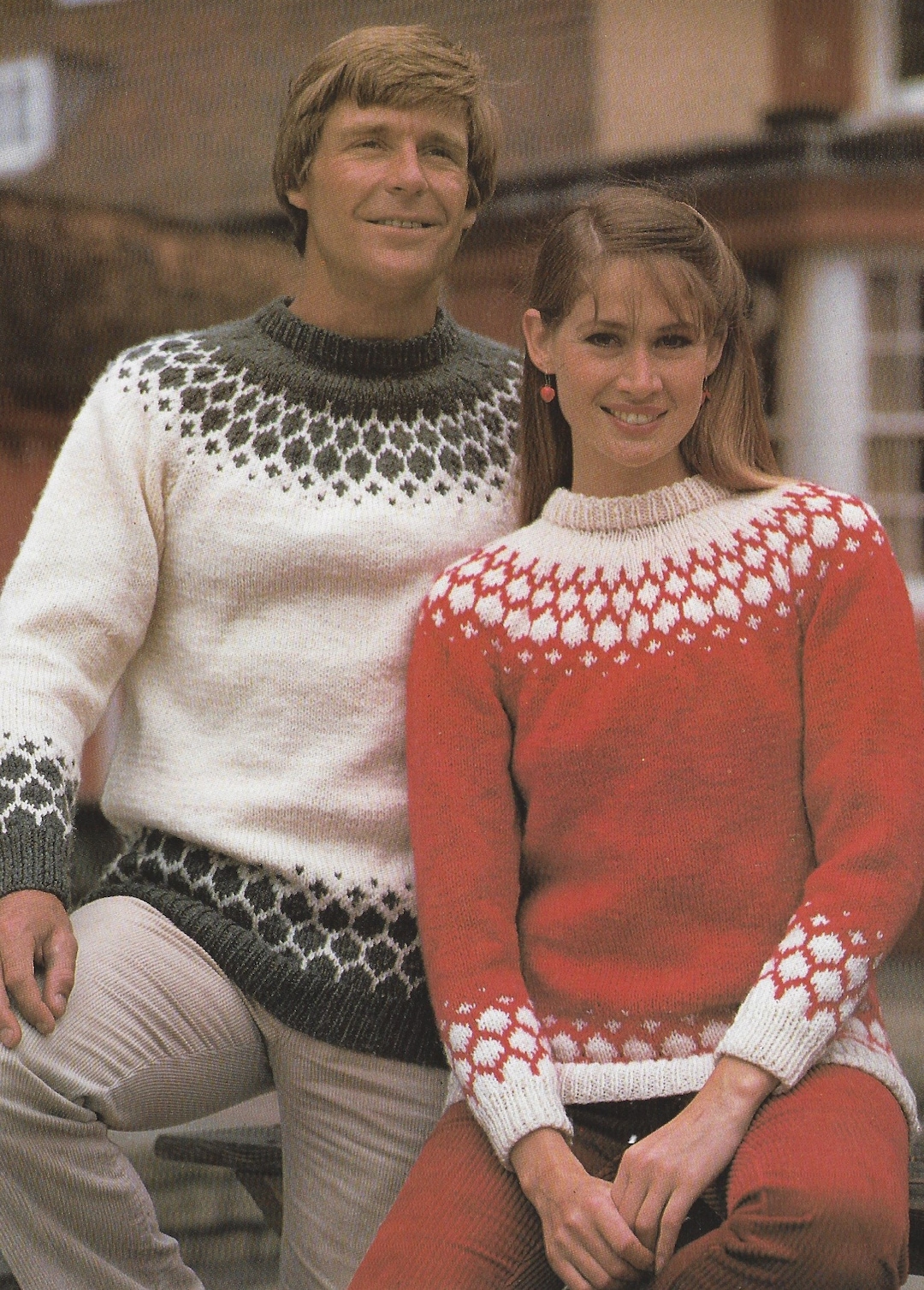 Knitting Fair Isle Sweater Patterns Chunky Knit His and Hers Winter ...
