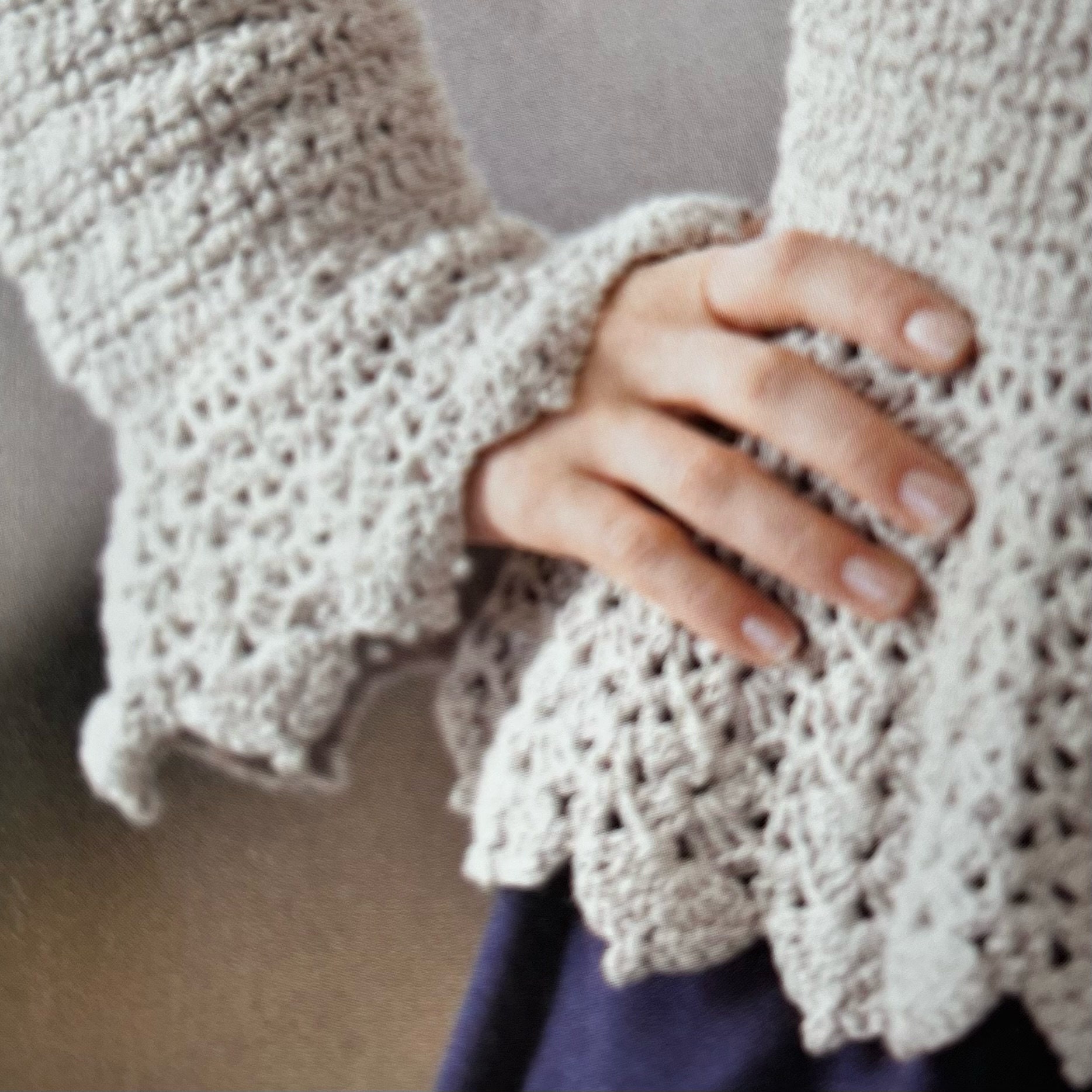 Crochet Lacy Cardigan Pattern Create a Frilly Collar and Cuffs With ...