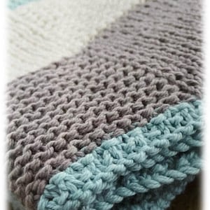 Chunky Check Knitted Blanket Pattern Craft a Plush, Textured Throw ...