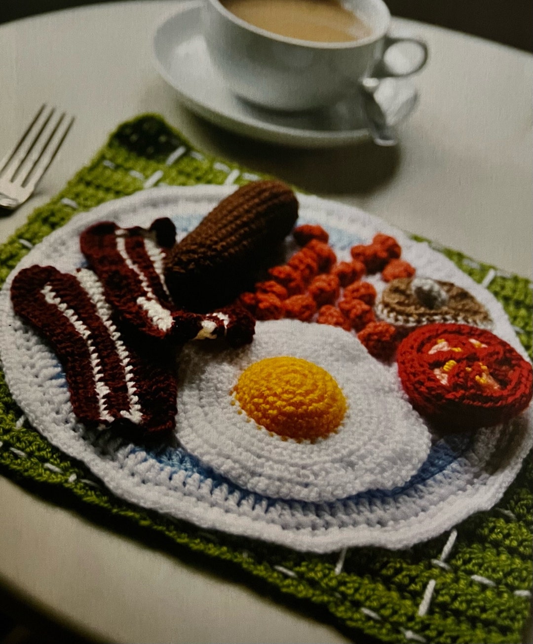 Crochet English Breakfast Pattern Create a Fun Fry up Crocheting ...