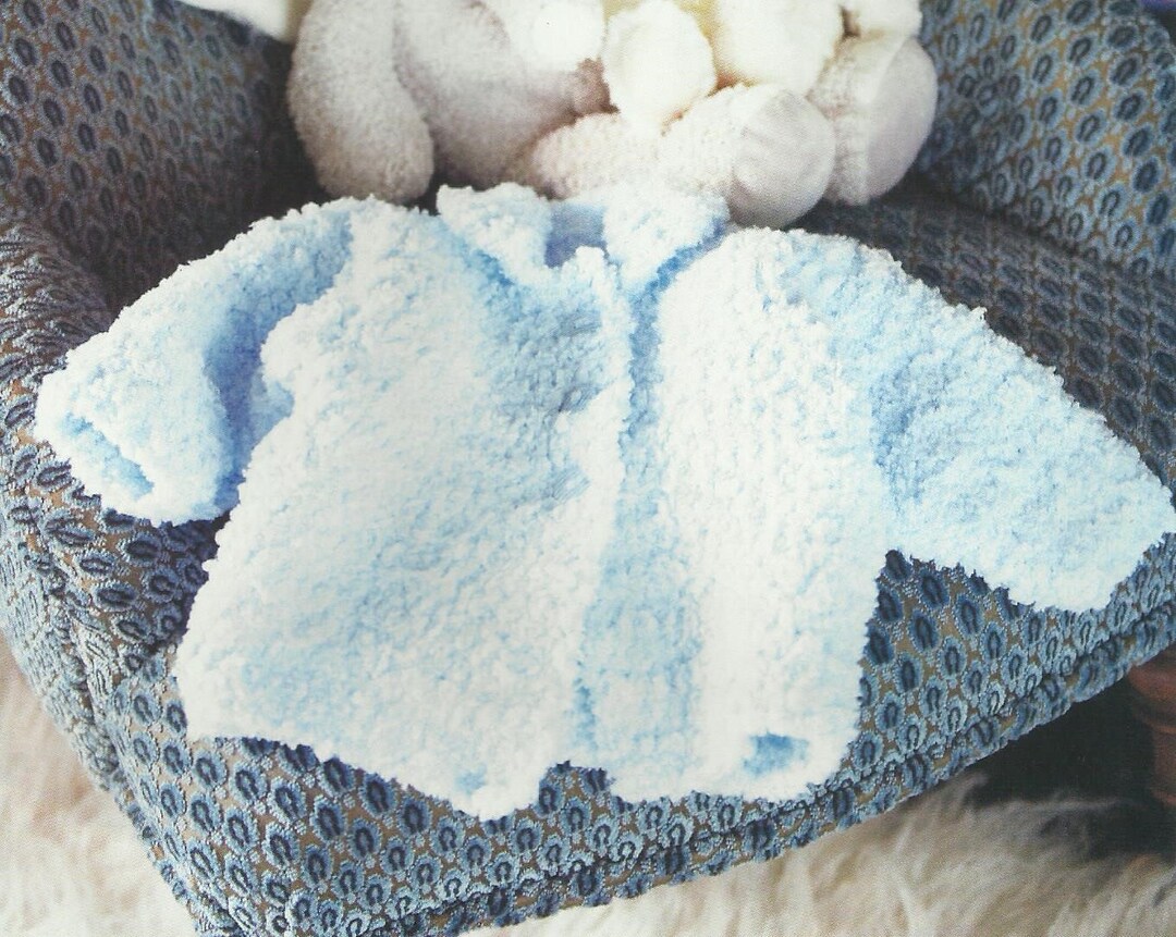 Cute Baby Fluffy Crochet Bouclé Jacket Pattern Beautiful Baby Cardigan ...