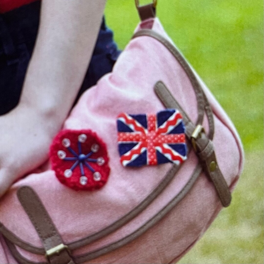 Crochet Felted Brooches Crochet Badges PDF Crochet Pattern - Etsy