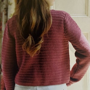 Crochet Shell Edged Cardigan Pattern Lovely Soft Jacket Crocheting ...