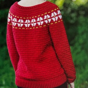 Trendy Crochet Icelandic Style Jumper A Stunning Nordic Sweater Crochet ...