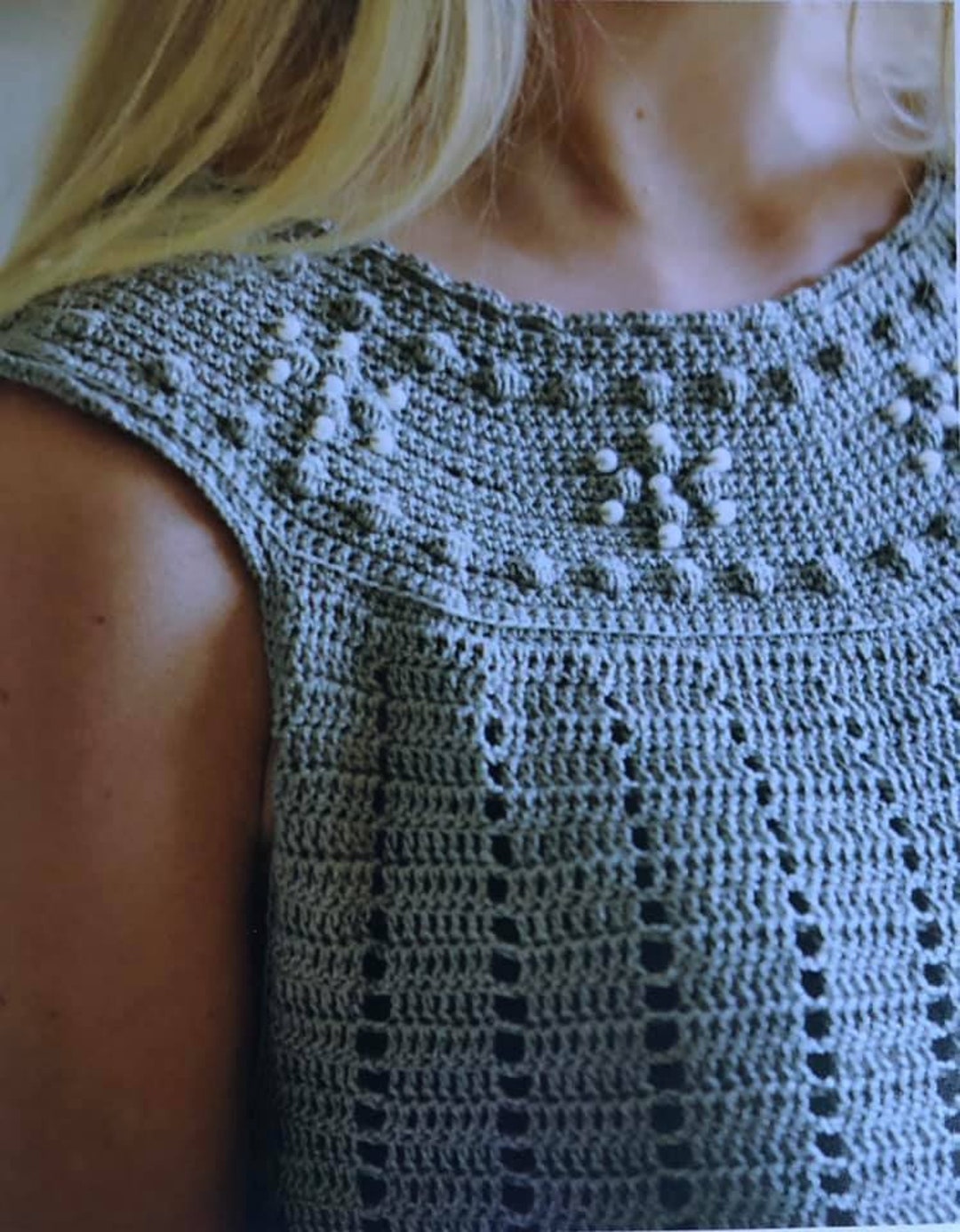Crochet Vest Top Pattern Create an Embellished Yoke Summer Vest Top ...