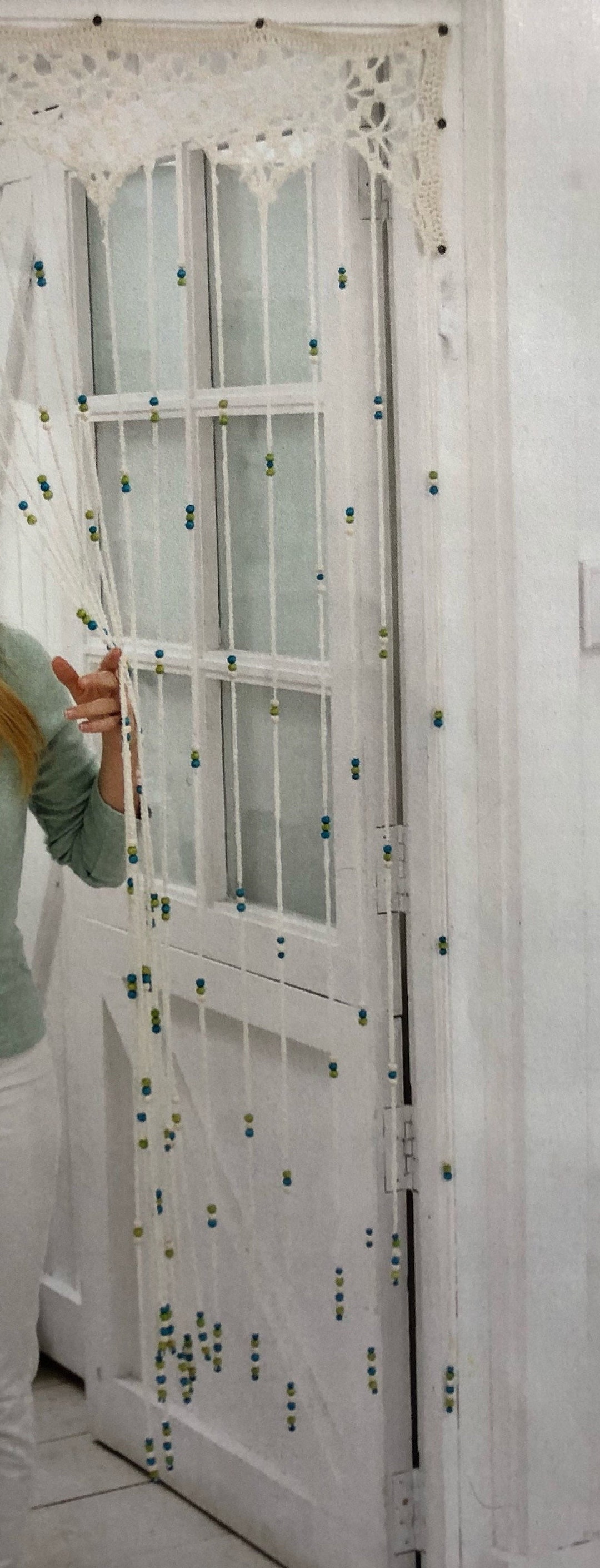 Beautiful Bohemian Style Crochet Curtain Pattern Beaded Summer String ...