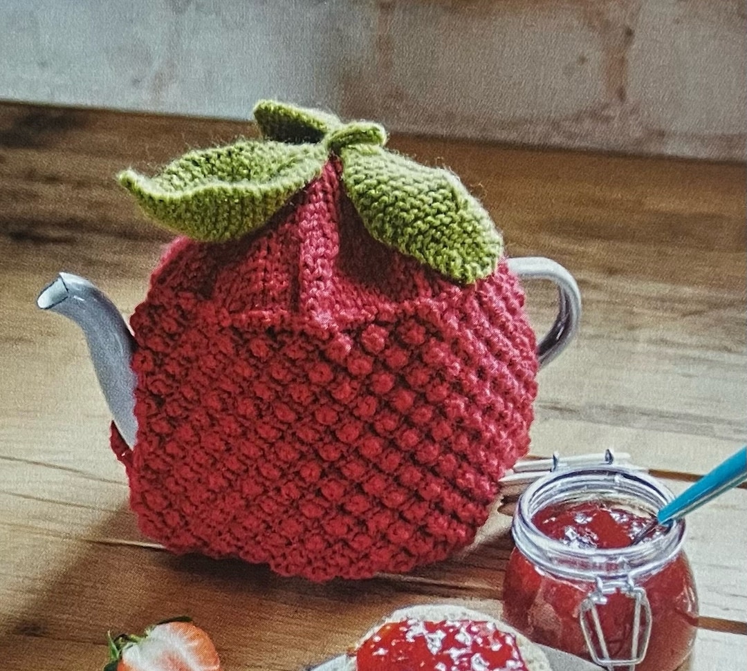 Raspberry Themed Tea Cosy Pattern Tea Pot Cover Design Cute Cosies ...