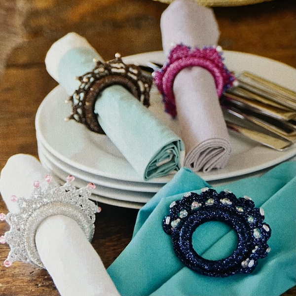 Crochet Napkin Rings - Etsy