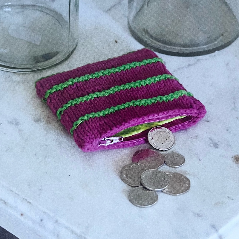 Knitted Wallet - Etsy