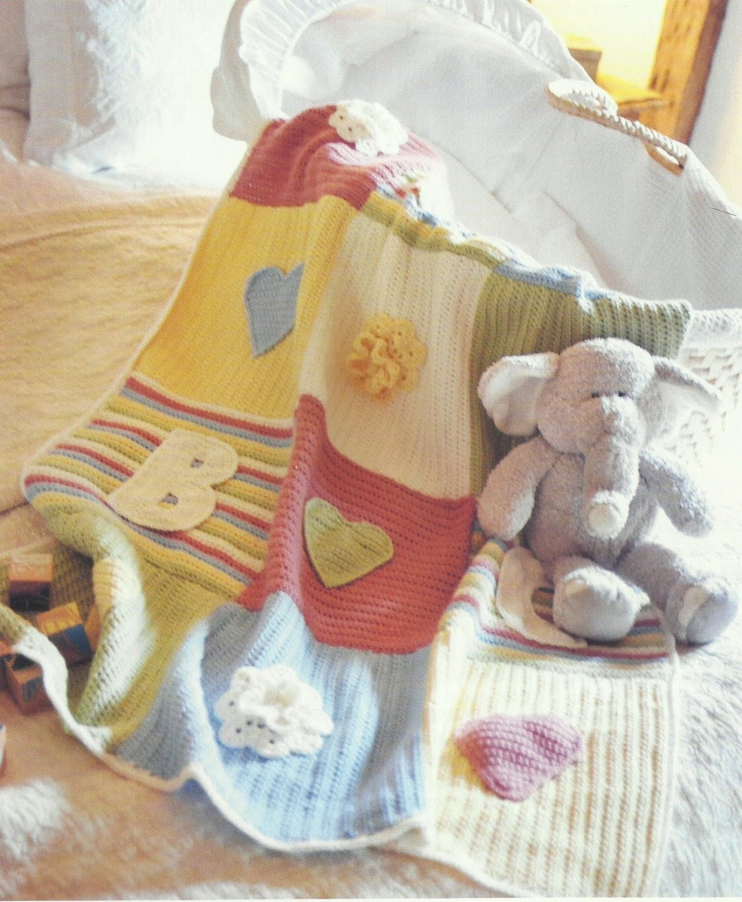 Adorable Crochet Blanket Pattern A Cosy Handmade Patchwork Style A ...