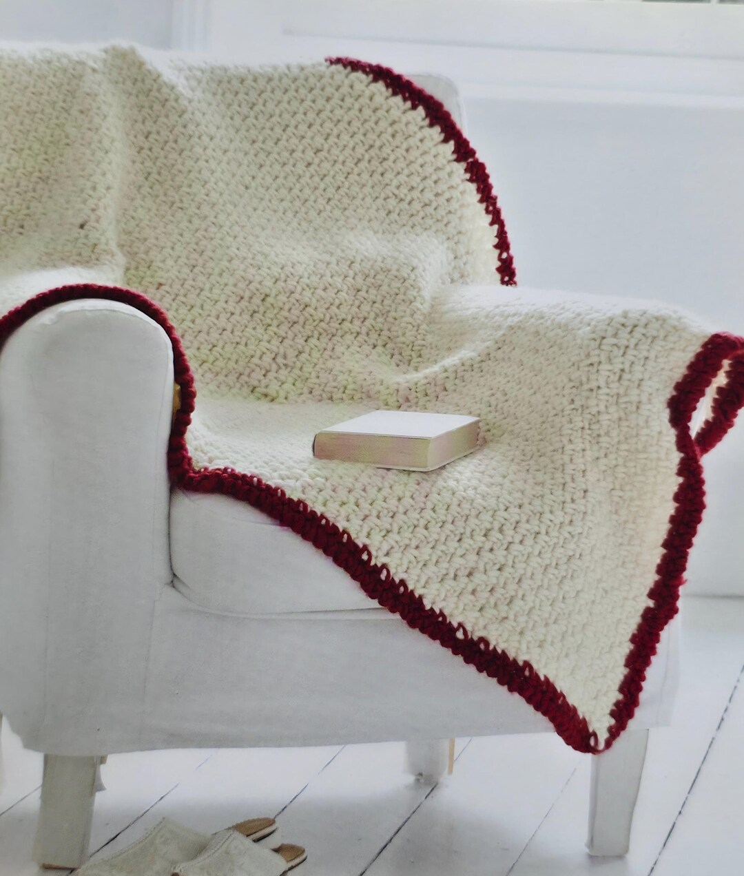 Crochet Chunky Chair Blanket Pattern Create a Cosy Thick Throw Comfy ...
