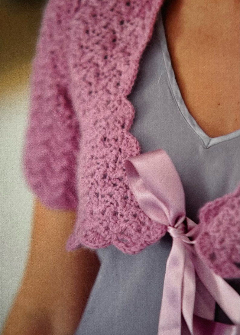 Crochet Lacy Summer Shrug Pattern A Cute Summer Cover up Easy Bolero ...